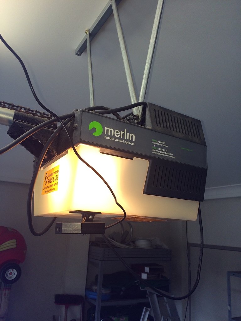 Installation with Merlin Profit 230T - Wiring Openers - Garadget Community