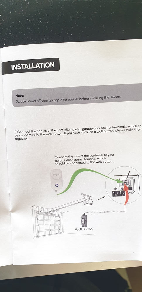 Wiring Garadget to Merlin 230T - Wiring Openers - Garadget Community