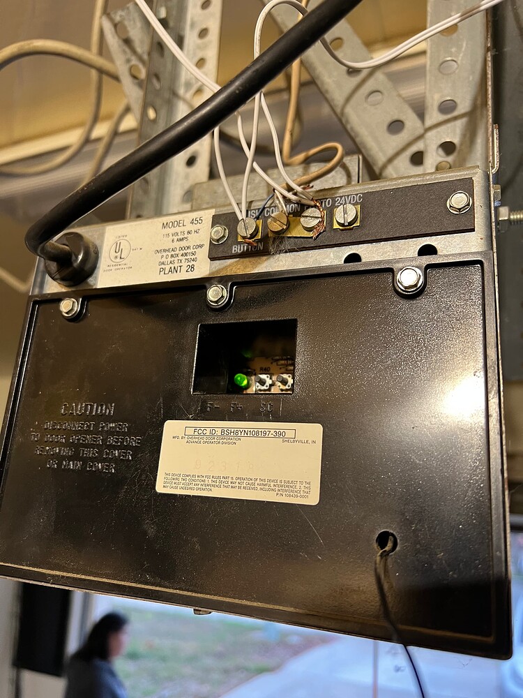 Overhead Door 455 model photo sensors install? - Wiring Openers ...