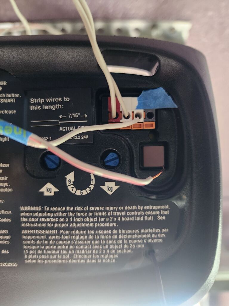 Hot to connect existing wires to Chamberlain B2211T - Wiring Openers ...